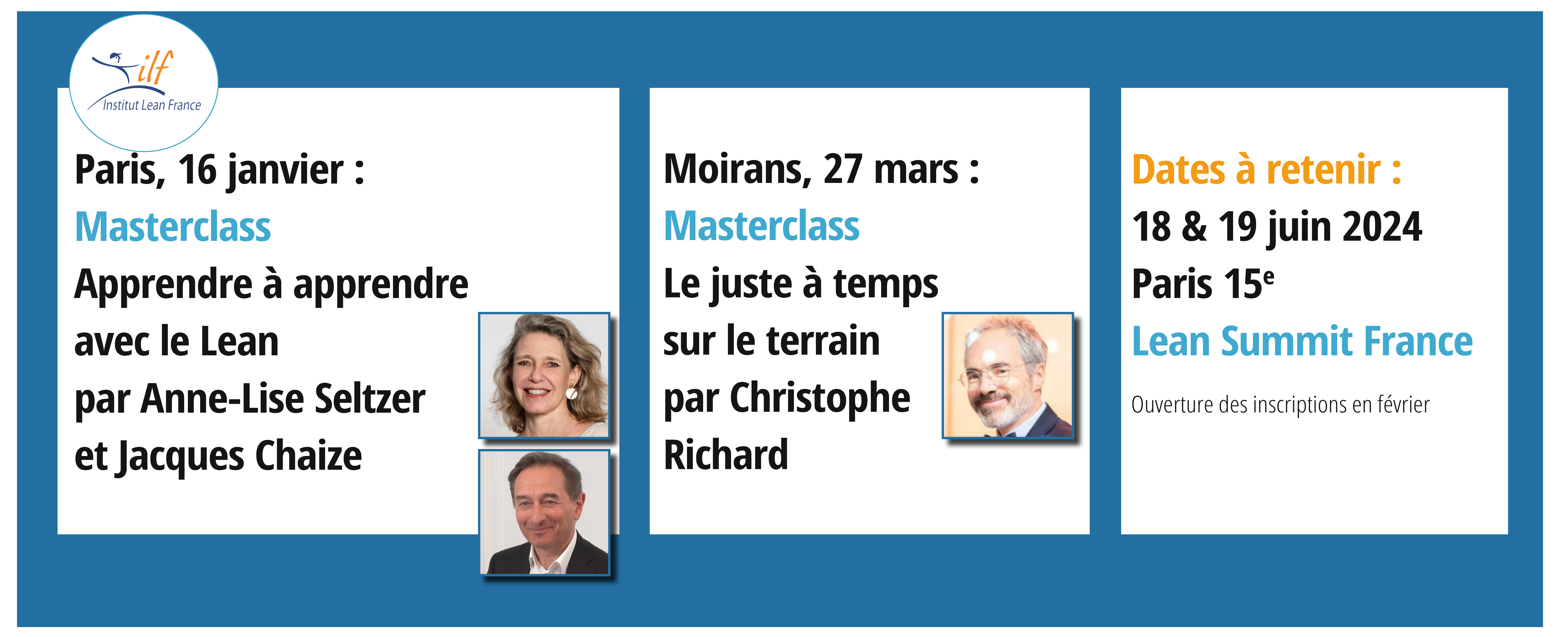 Formation, conférences, livres LEAN - Institut Lean France